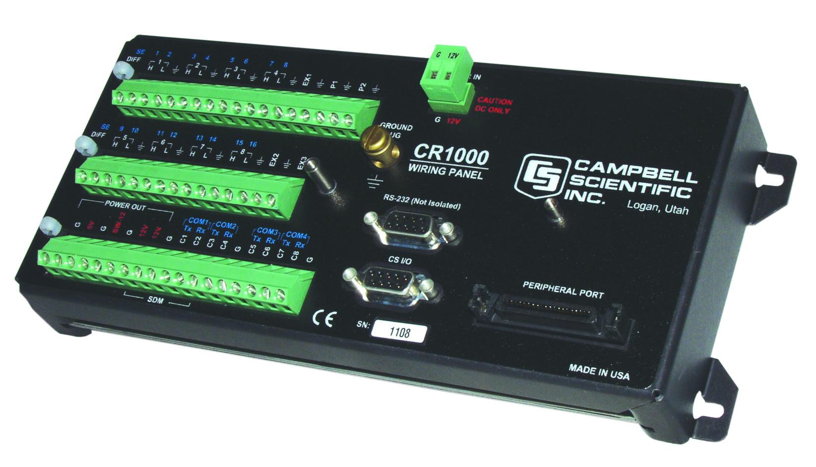 CR1000データロガー